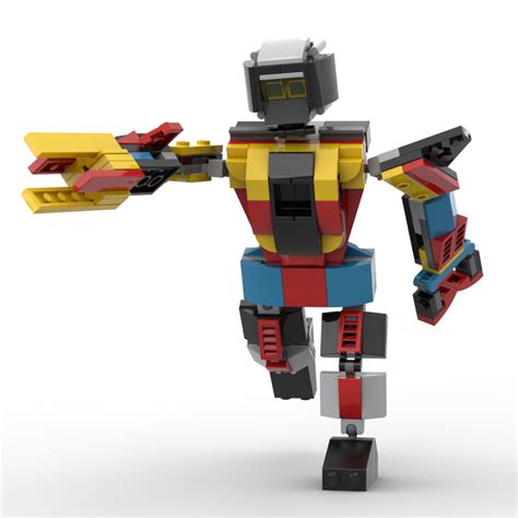 Lego Moc Mech Warrior By Kin9000 Rebrickable Build With Lego