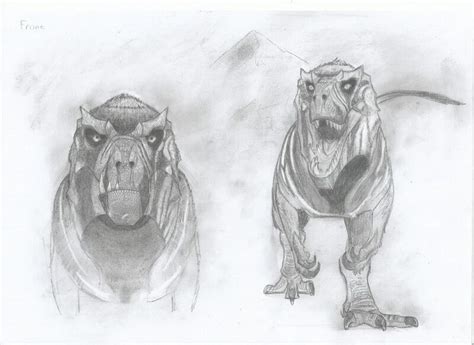 Artstation Genndy Tartakovskys Primal Speculation Tyrannosaurus Rex