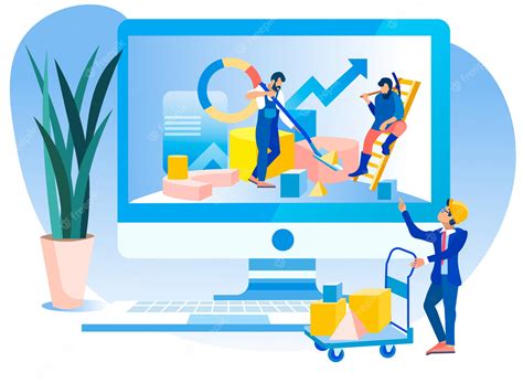 Premium Vector Database Management Analysis Metaphor