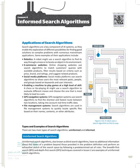 Informed Search Algorithms Artificial Intelligence ثالث ثانوي