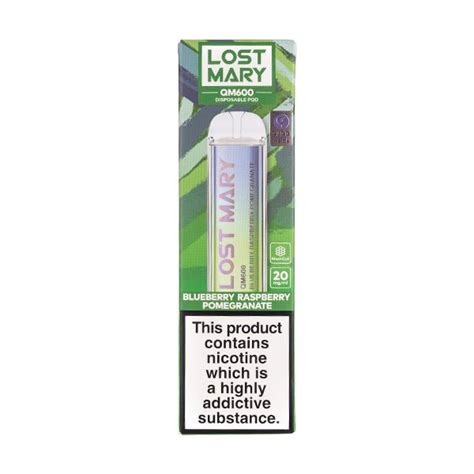 LostMaryQM600DisposableVapePenBlueberryRaspberryPomegrante