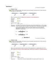 Problem Set Chapter 7 Docx Question 1 1 11 Out Of 1 11 Points Problem