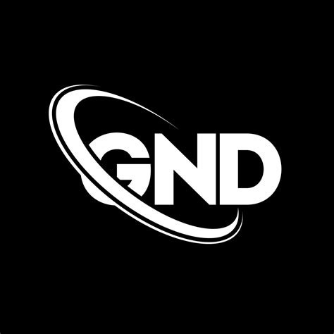 Gnd Logo Gnd Letter Gnd Letter Logo Design Initials Gnd Logo Linked With Circle And Uppercase