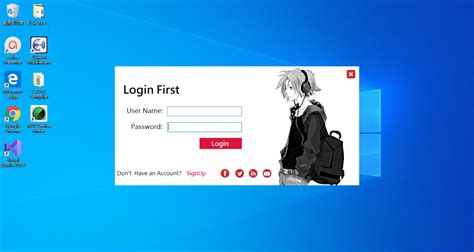 C Flat Login Form In Winform App By Badoyau Lee Kj李才 Medium