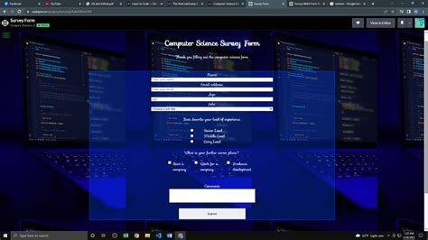 Computer Science Survey Form Code Feedback The Freecodecamp Forum