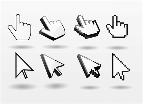 Premium Vector Pointer Cursor Mouse Icon