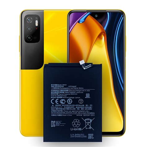Poco M3 Pro 5g Redmi 10 5g Redmi Note 10 Battery Model Bn5a High