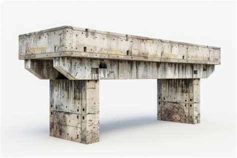 Elevated Highway Overpass Infrastructure On White Background Premium