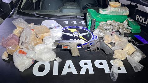 Equipe De Policiais Do Batalhão Do Bpraio Apreende Grande Quantidade De