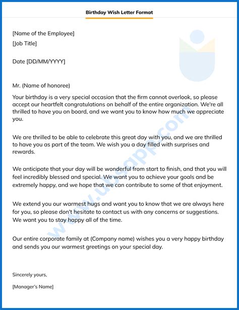 Happy Birthday Letter By Letter