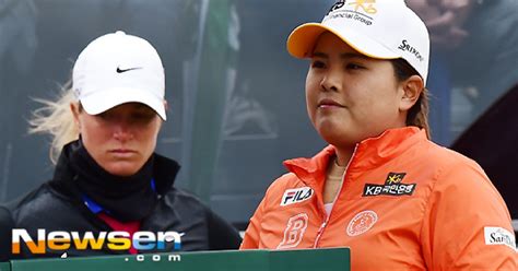 포토엔 박인비 애써 외면하는 수잔 페테르센브리티시여자오픈