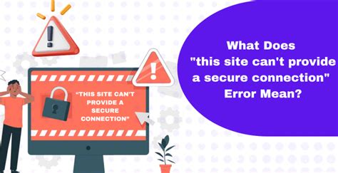 How To Fix This Site Can T Provide A Secure Connection KemuHost
