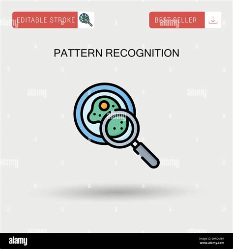Pattern Recognition Simple Vector Icon Stock Vector Image And Art Alamy