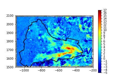 Python Matplotlib Plot Grid As Colormap Only In Specific Area Of Plot Stack Overflow
