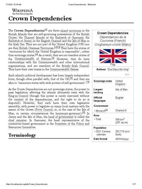 Crown Dependencies Pdf The Crown Monarchy Of The United Kingdom