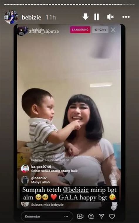 9 Photos Of Bebizie Dressing Up Like Vanessa Angel Taking Care Of Gala
