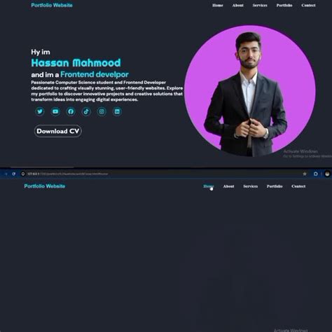 Hassan Mahmood On Linkedin Portfolio Webdevelopment Html Css