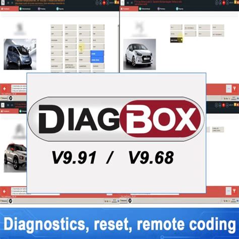 Diagbox V9 91 Work With Pp2000 Virtual Machin Work For Citroen Peugeot Ds Cars Untill 2021