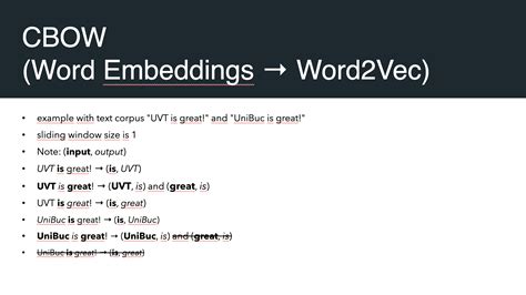 How Does Word2vec Cbow And Skip Gram Create The Training Data