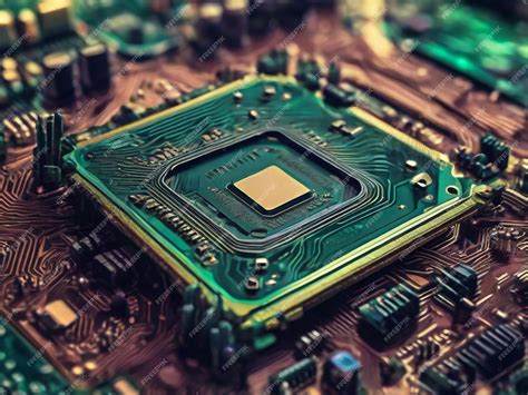 Tecnología De La Placa De Circuitos Procesadores Centrales De