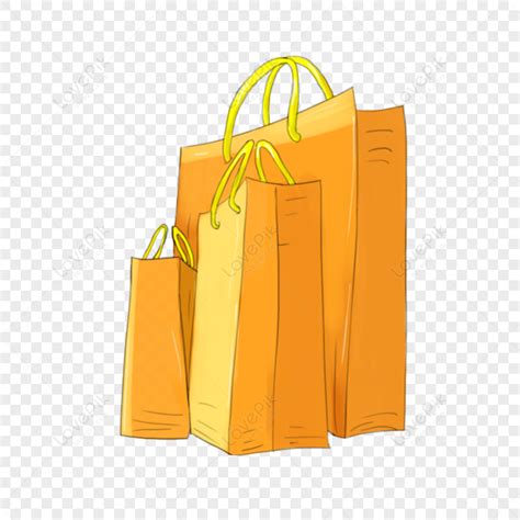 손으로 그리는 창조적 인 쇼핑 백 Png 일러스트 무료 다운로드 Lovepik