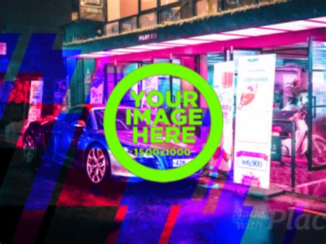 Placeit Cool Intro Maker For A Logo Reveal With Neon Glitch Effects