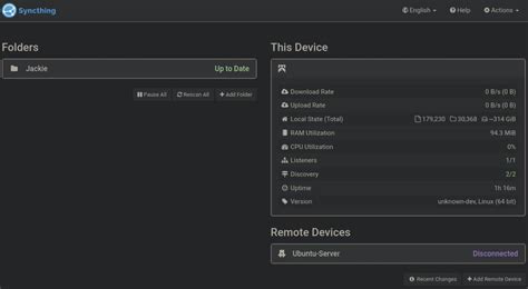 Syncthing Projects With Jackie