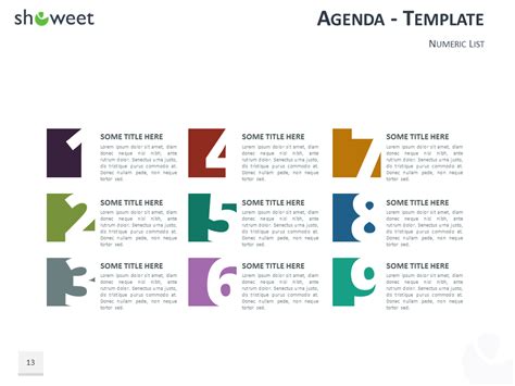 Table Of Content Templates For PowerPoint And Keynote Showeet