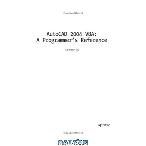 autocad 2004 vba مرجع برنامه نویس وبلاگ کتابخانه دیجیتال بلیان