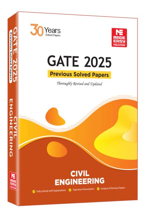 Made Easy Gate 2025 Civil Engineering Previous Year Solved Papers