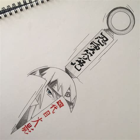 Minato kunaï Naruto tattoo Anime tattoos Tattoo design drawings