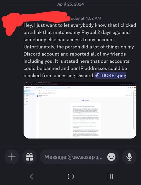 Discord Scam Possibly Rsteamscams
