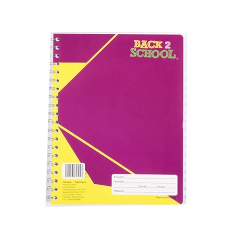 Back 2 School Cuaderno Profesional 100 Hojas Rayado Desde 1990
