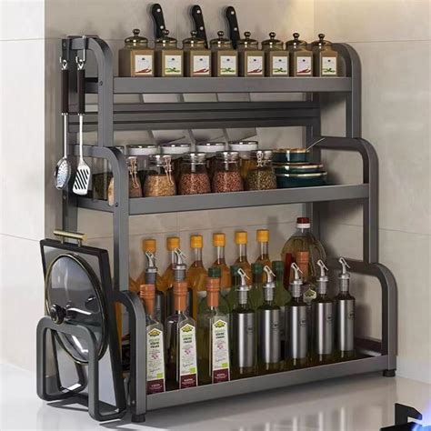 Iwzyubps Multi Functional Spice Rack For Countertops 3