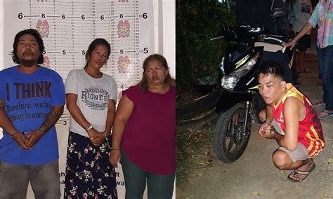 Apat Na Drug Suspek Timbog Sa Magkahiwalay Na Buy Bust