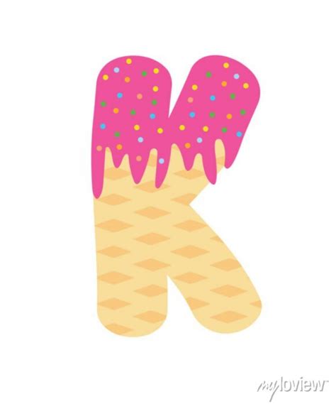 Ice Cream Alphabet Svg Summer Alphabet Letters Font Ice Cream Wall