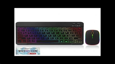 Inch Backlit For IPad Keyboard And Mouse Set Backlight Bluetooth Keyboard Review