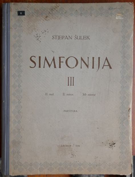 Stjepan Šulek Simfonija Iii