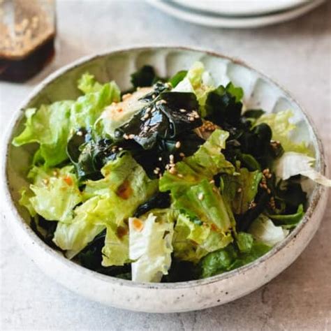 Easy Wakame Salad Japanese Seaweed Salad Chef Ja Cooks