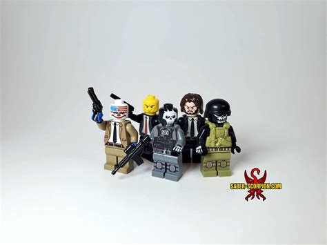 Saber Scorpions Lair Custom Lego Minifigs Stickers And Weapons By