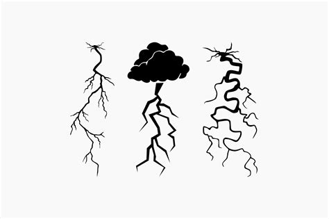 Realistic Lightning Drawing