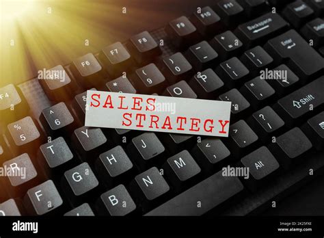 Writing Displaying Text Sales Strategy Business Idea Plan For Reaching