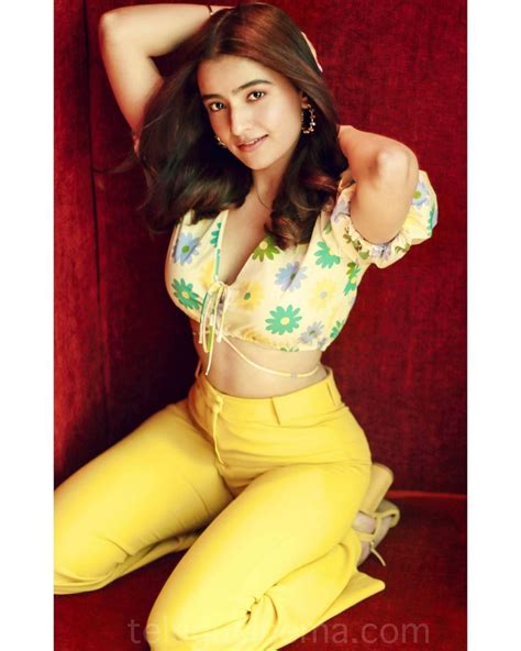 Rukshar Dhillon In A Yellow Outfit Telugu Cinema