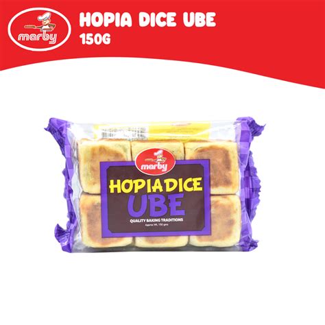 Marby Hopia Dice Ube 150 Grams Shopee Philippines