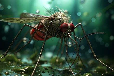 Disease Carrying Mosquito Macro Generate Ai