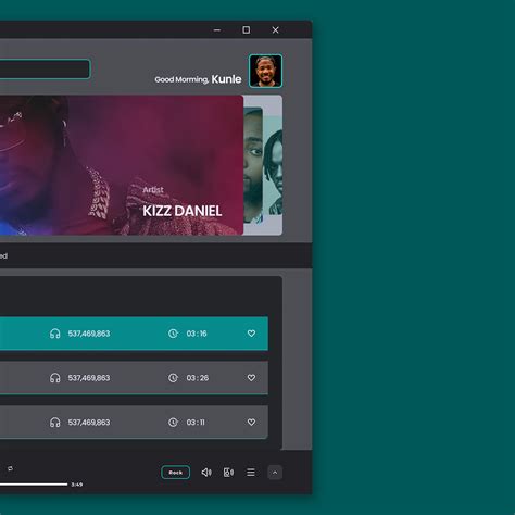 Redesign Of Winamp User Interface Design On Behance