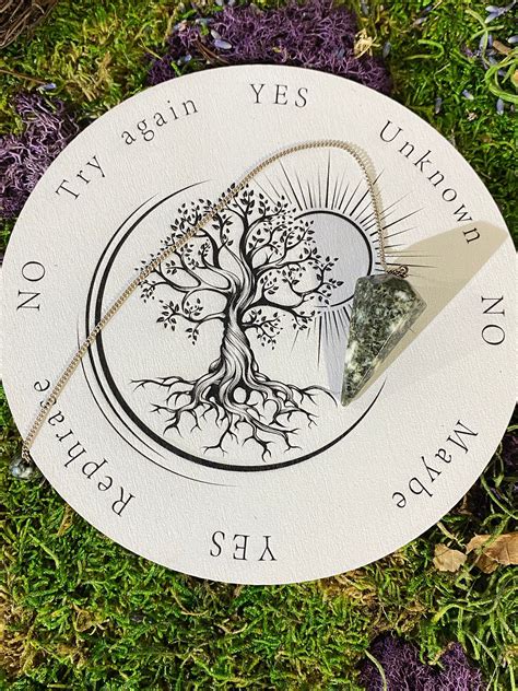 Tree Of Life Pendulum Board Etsy Pendulum Board Beautiful Tree