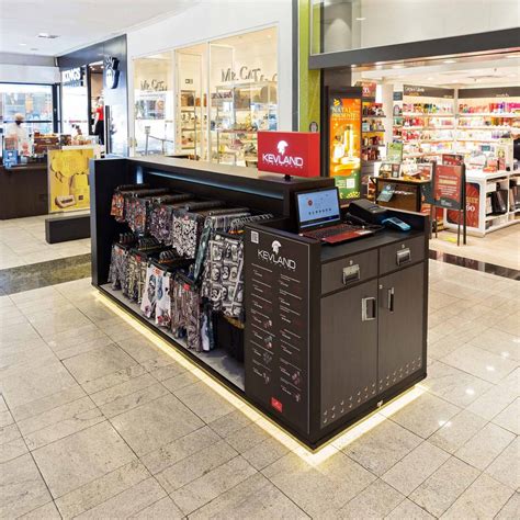 Small Size Display Booth T Shirt Kiosk Shorts Slatwall Display Stand