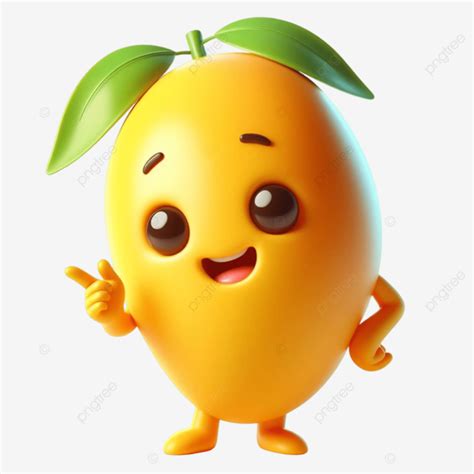 Cartoon Mango Character Cute Generative Ai Cartoon Mango Character Cute Cartoon Mango Png