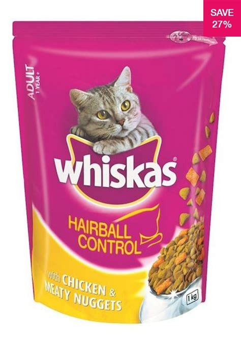 27% off on Pack of 12, 1kg Hairball Control Dry Food